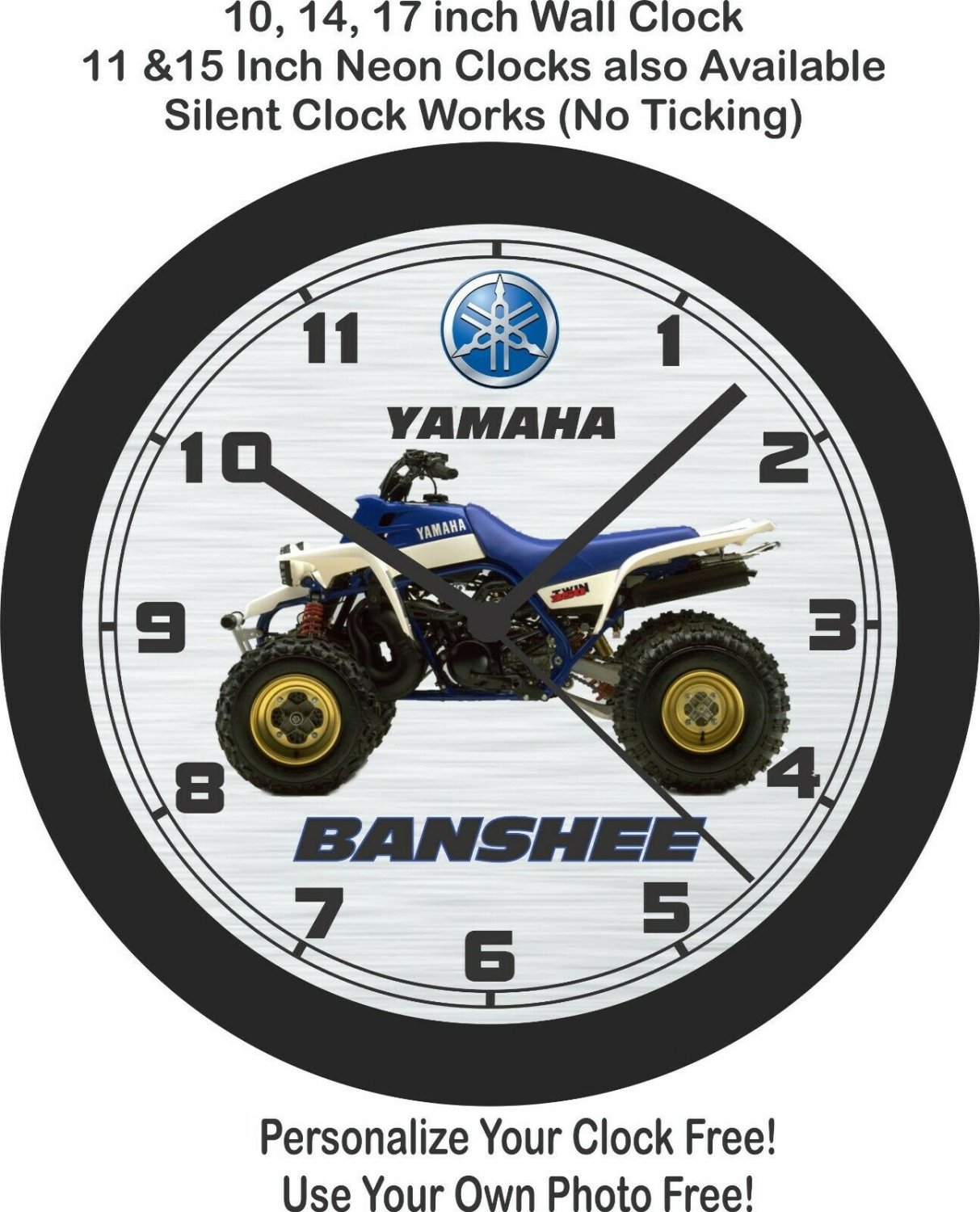 1988 Yamaha 350 Banshee ATV Wall Clock-Free US Ship