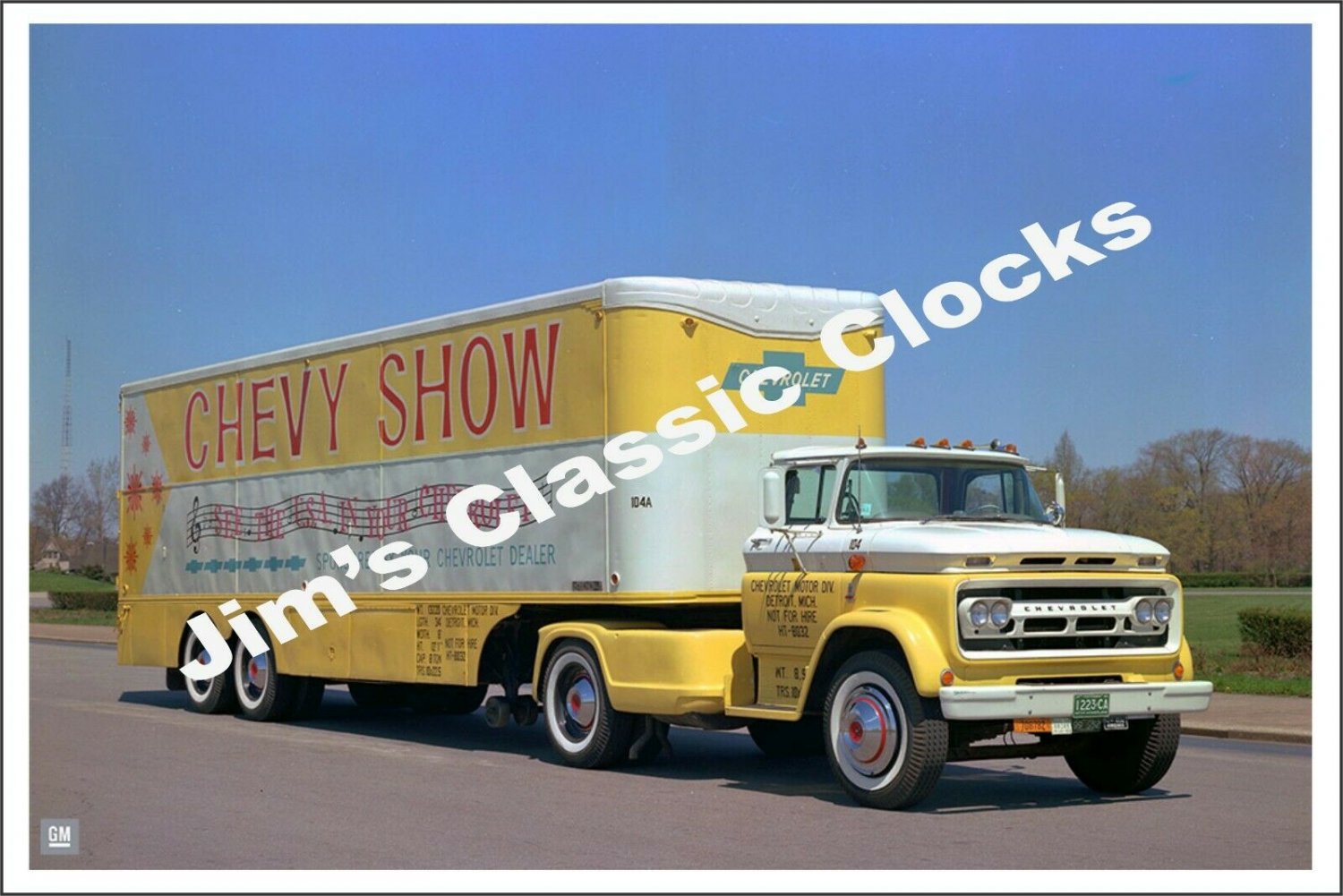 Chevrolet "Chevy Show" Advertisement Poster-Free US Ship
