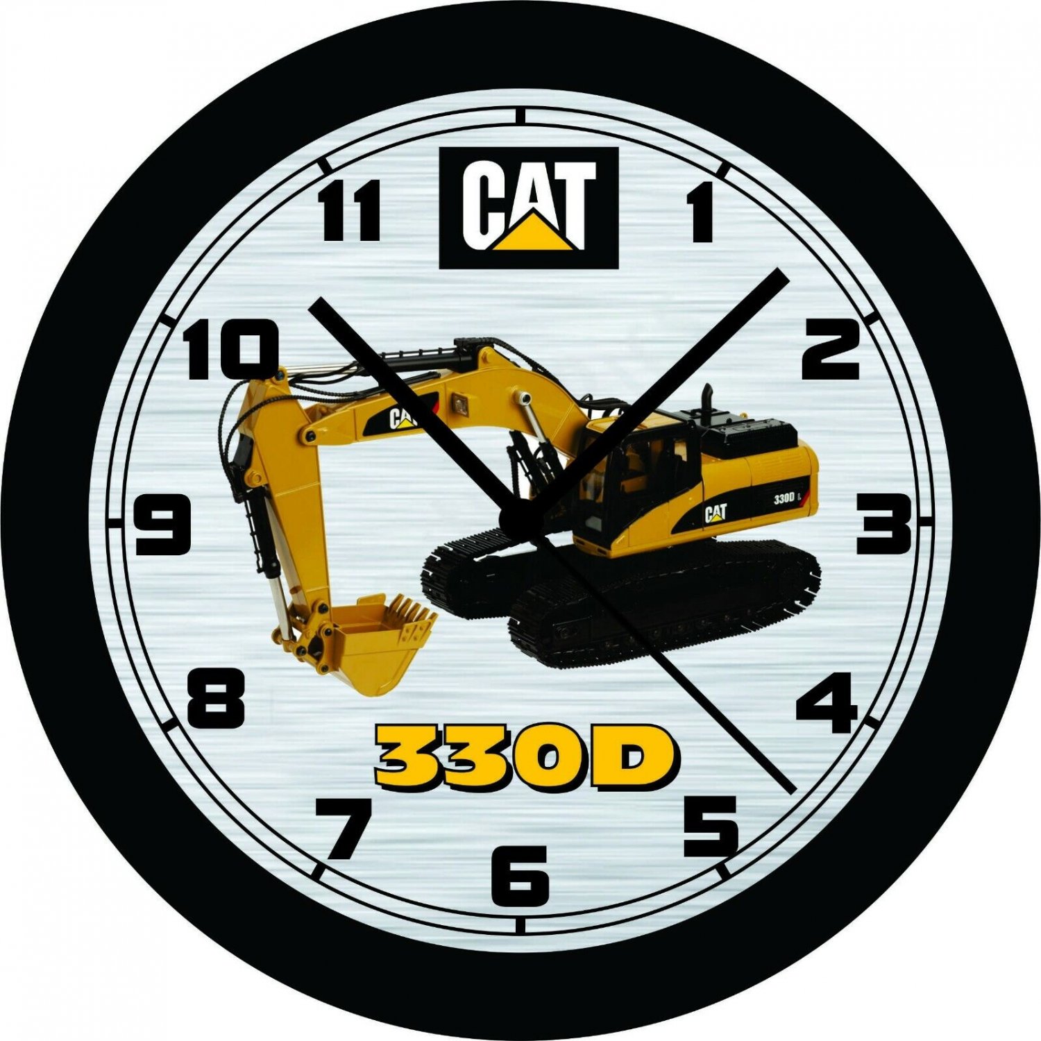 Cat 330D Excavator Wall Clock-Free US Ship