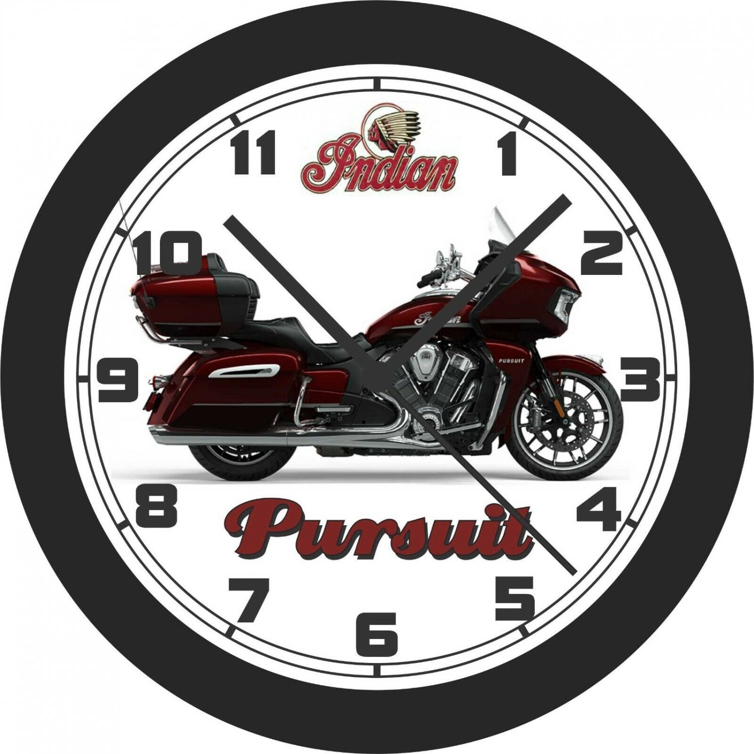 2022 Indian Pursuit Limited Motorcycle Wall Clock-Free US Ship