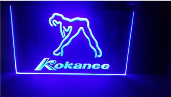 Kokanee Stripper Girl Beer Bar Pub Club 3d Signs Led Neon Light Sign