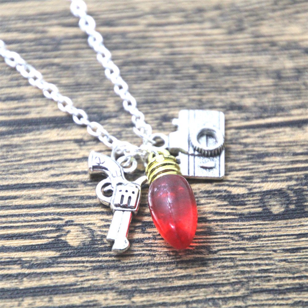 Jonathan and Nancy inspired Stranger Things Necklace C2473