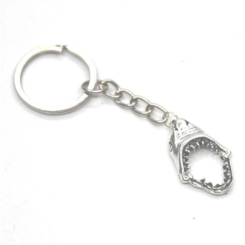 Shark keyring Great White Shark Quirky keyring Ocean Jewelry Shark ...