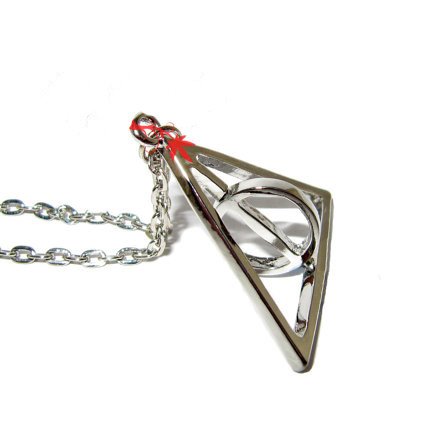 HP Deathly Hallows Symbol Rotating Pendant Necklace C0169