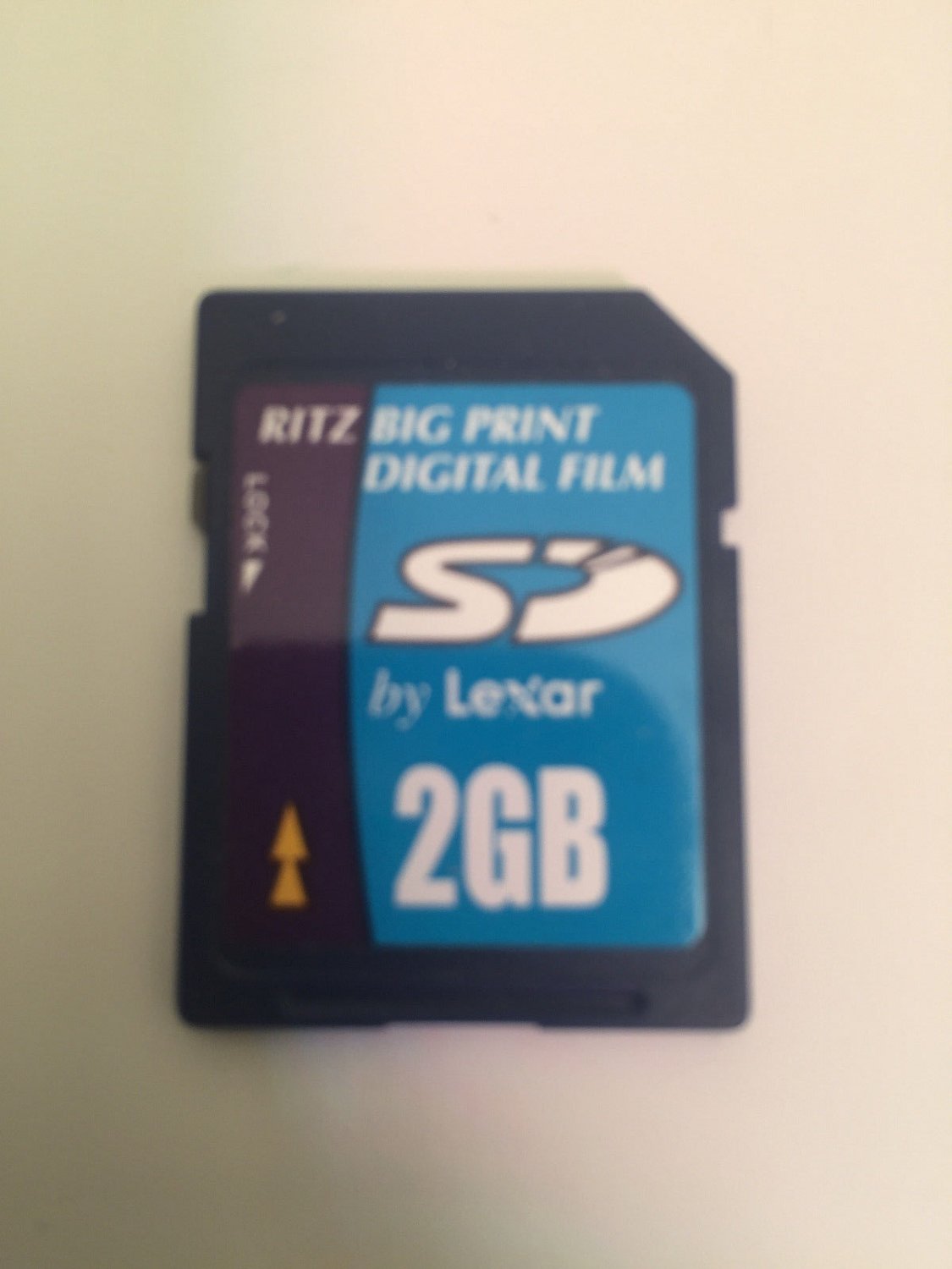 Ritz Big Print Digital Film by Lexar 2GB SD Card