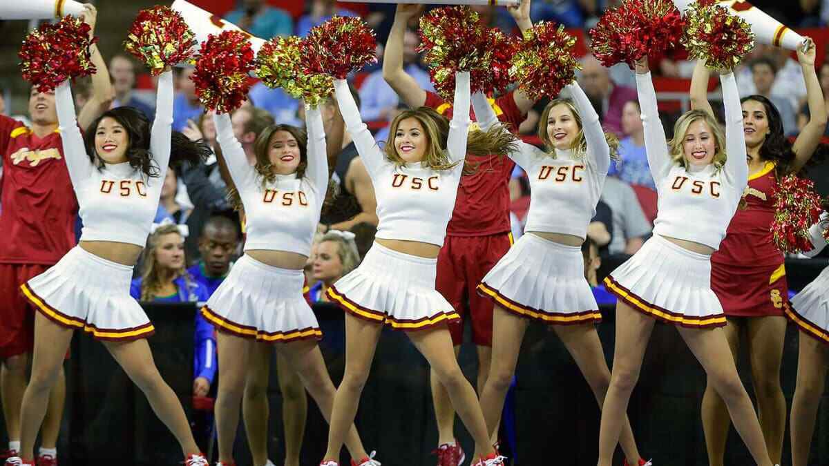 USC Cheerleaders 8x10 Glossy Photo