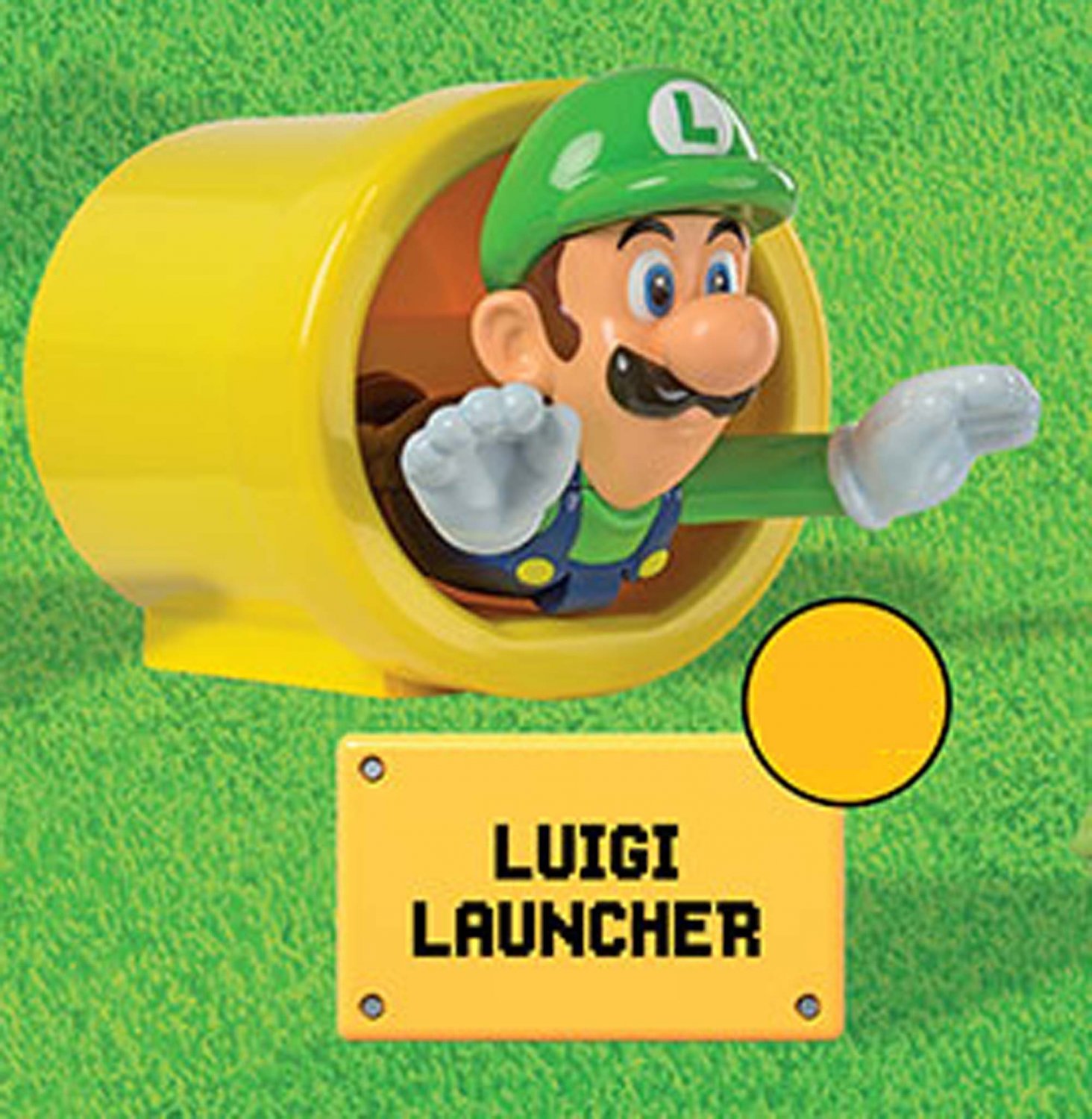 2017 McDonald's Nintendo Happy Meal Toy Super Mario - Luigi Launcher