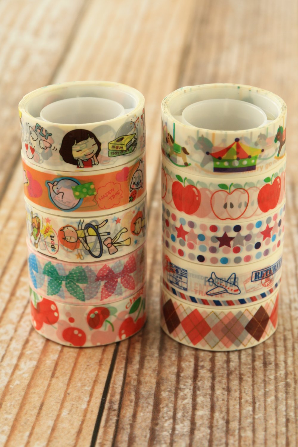 Cartoon & Deco 10pc mini tapes set Series 6-5s