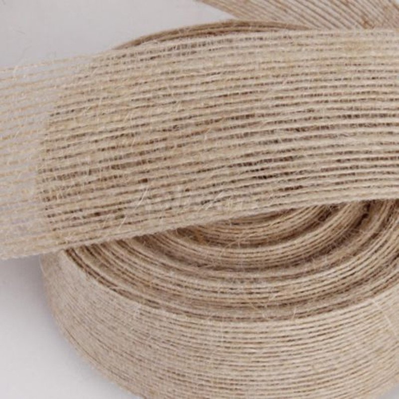 Natural Hemp Burlap ribbon trim