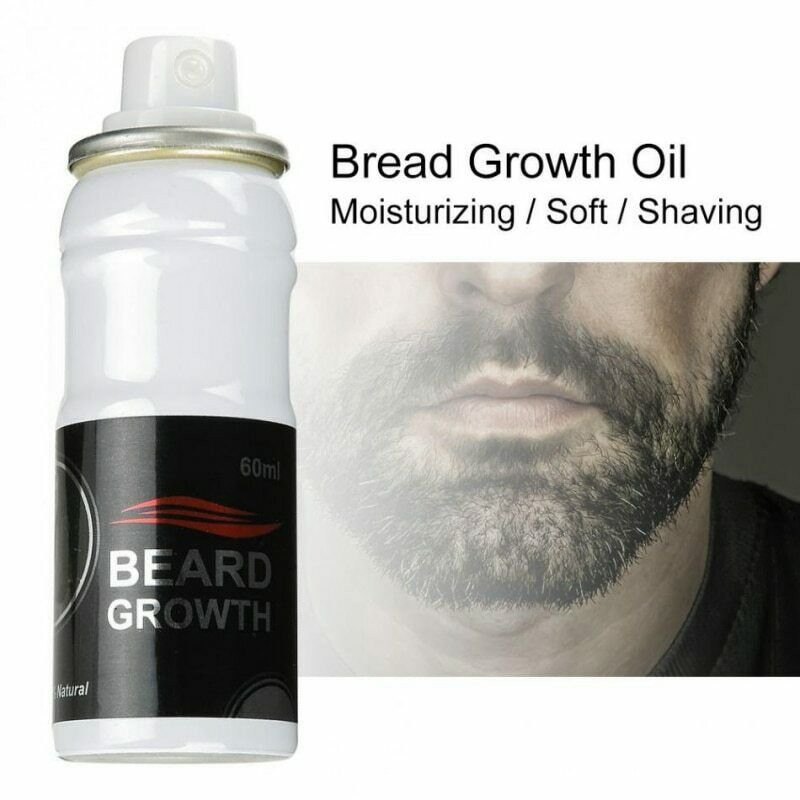 3 Days Beard Grow Spray Facial Hair Grower Natural Fast Beard Growth