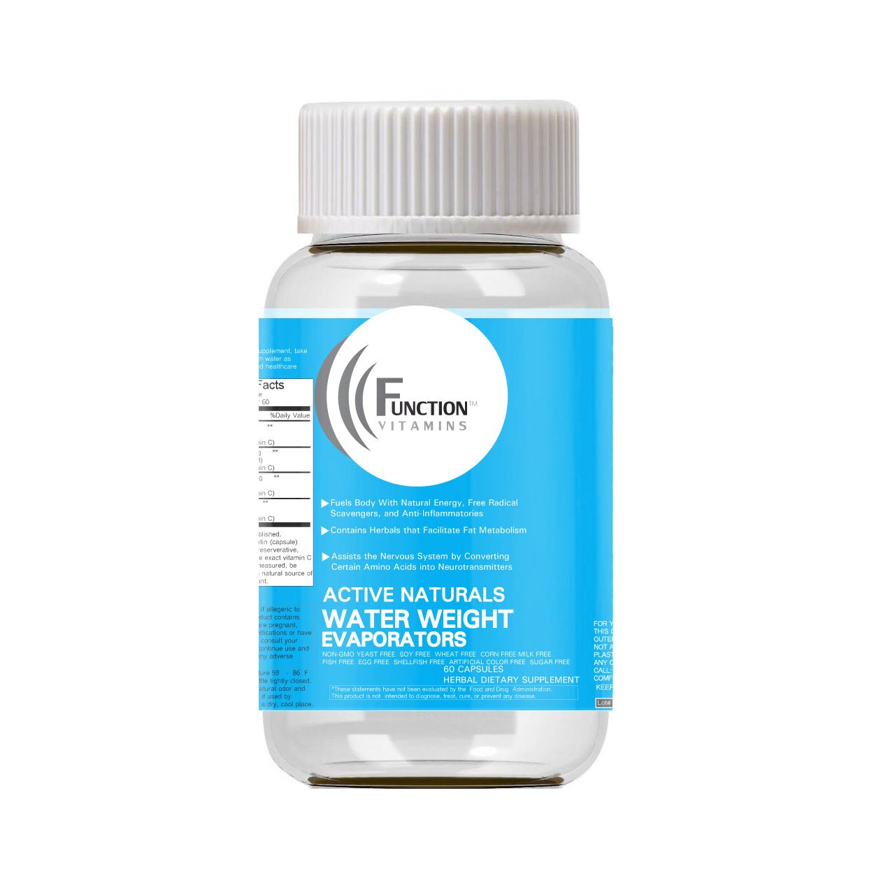 H20 Water Weight Evaporator Diet Capsules, ORGANIC