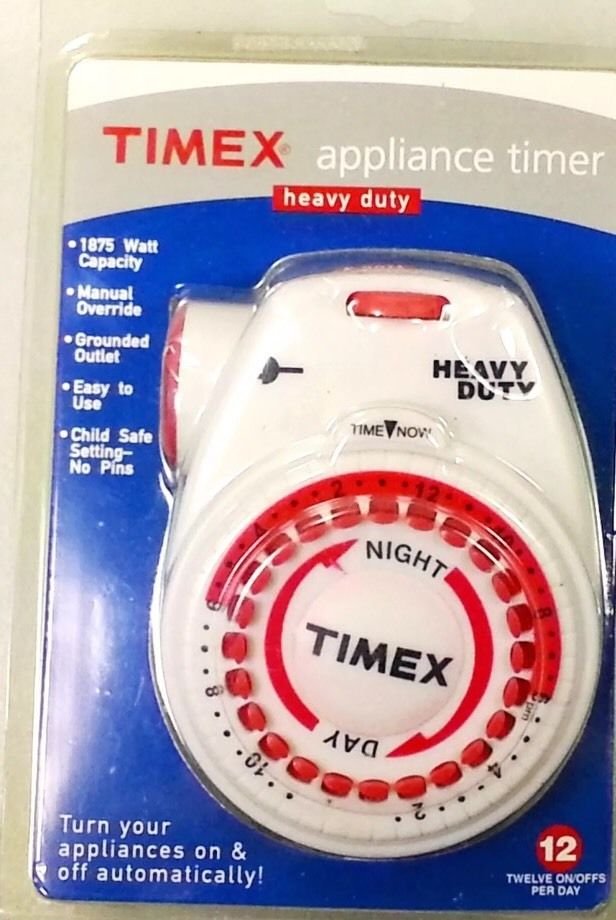 New Timex Heavy Duty Light Appliance Programmer Timer Model 12-881 1875 ...