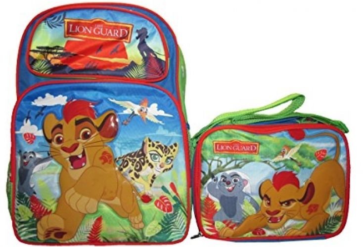 Disney Lion King Guard 16 Inch Kids Large Backpack and Lunch Bag Set ...