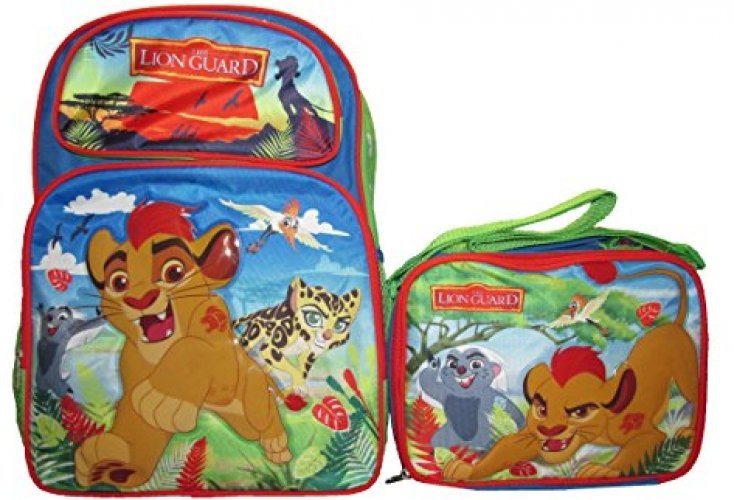 Disney Lion King Guard 16 Inch Kids Large Backpack and Lunch Bag Set ...