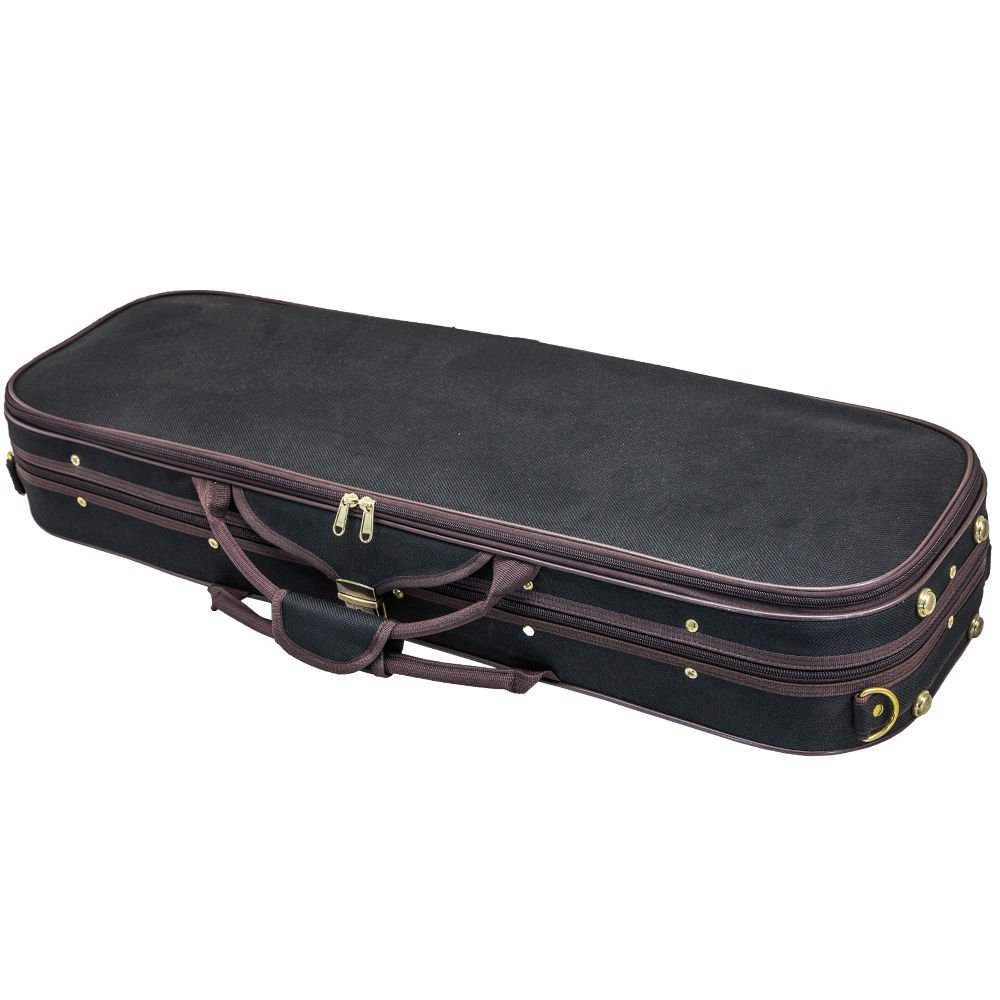 NEW Quality 4/4 Size Acoustic Violin Fiddle Case Black/Coffee/Khaki w ...