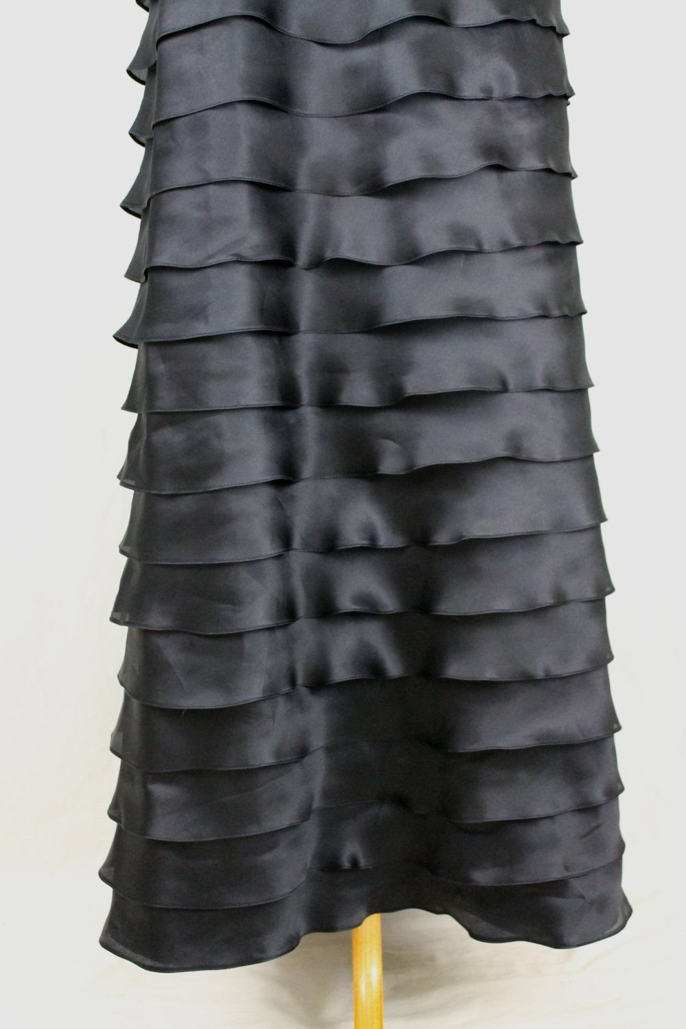 Roland Nivelais Horizontal Pleat Sleeveless Midnight Blue Silk Ball ...