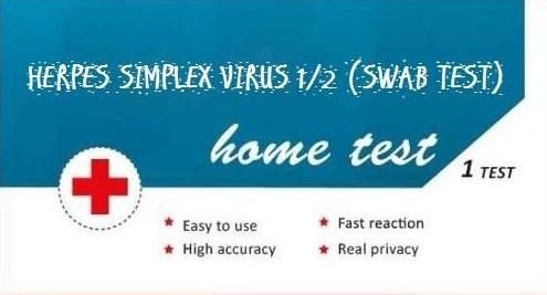 Herpes Virus test : HSV 1 HSV 2 ( lesions SWAB herpes test )