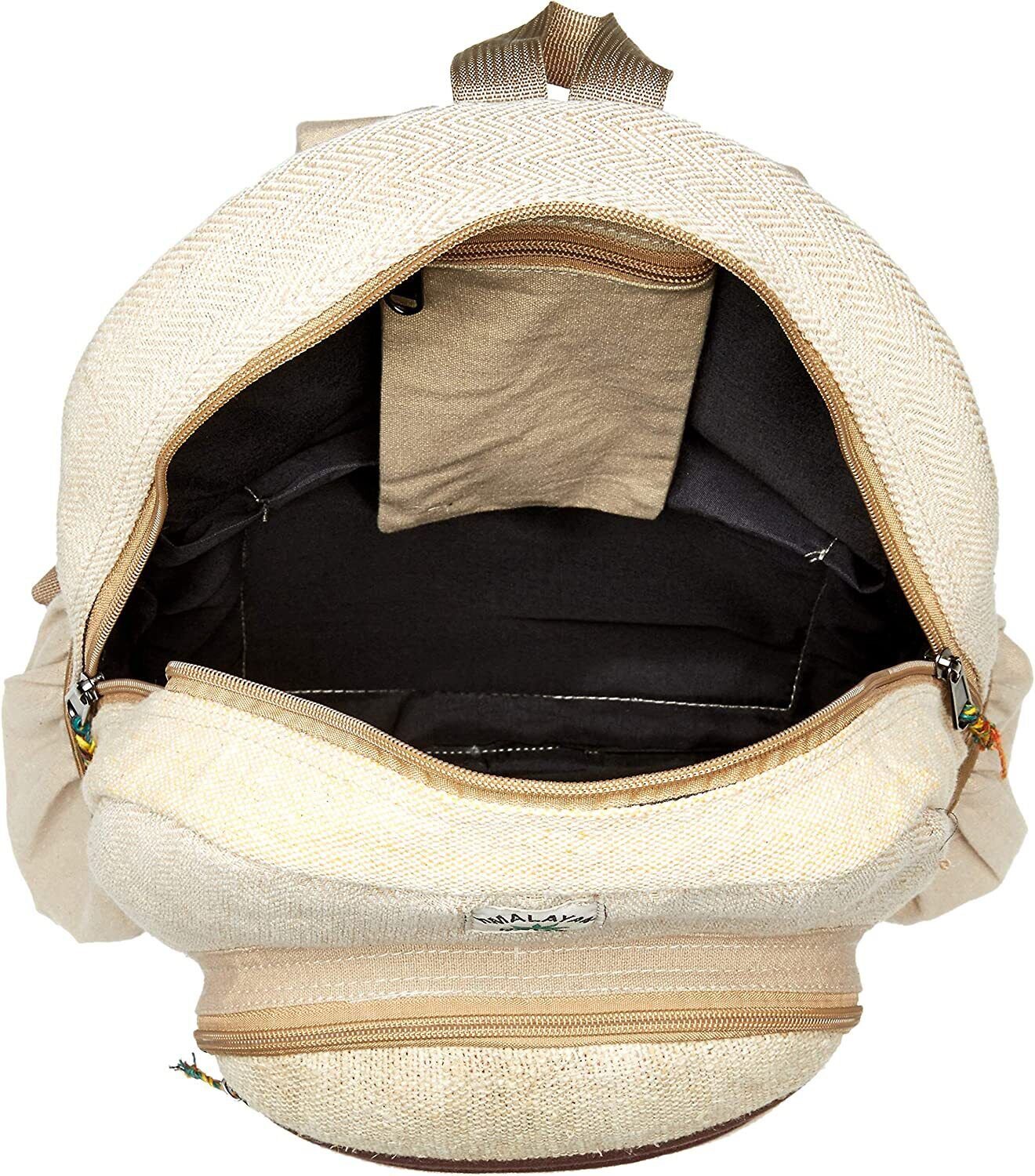 Cross Khukuri Design Pure Handmade & Print Large Multi Pocket Hemp ...