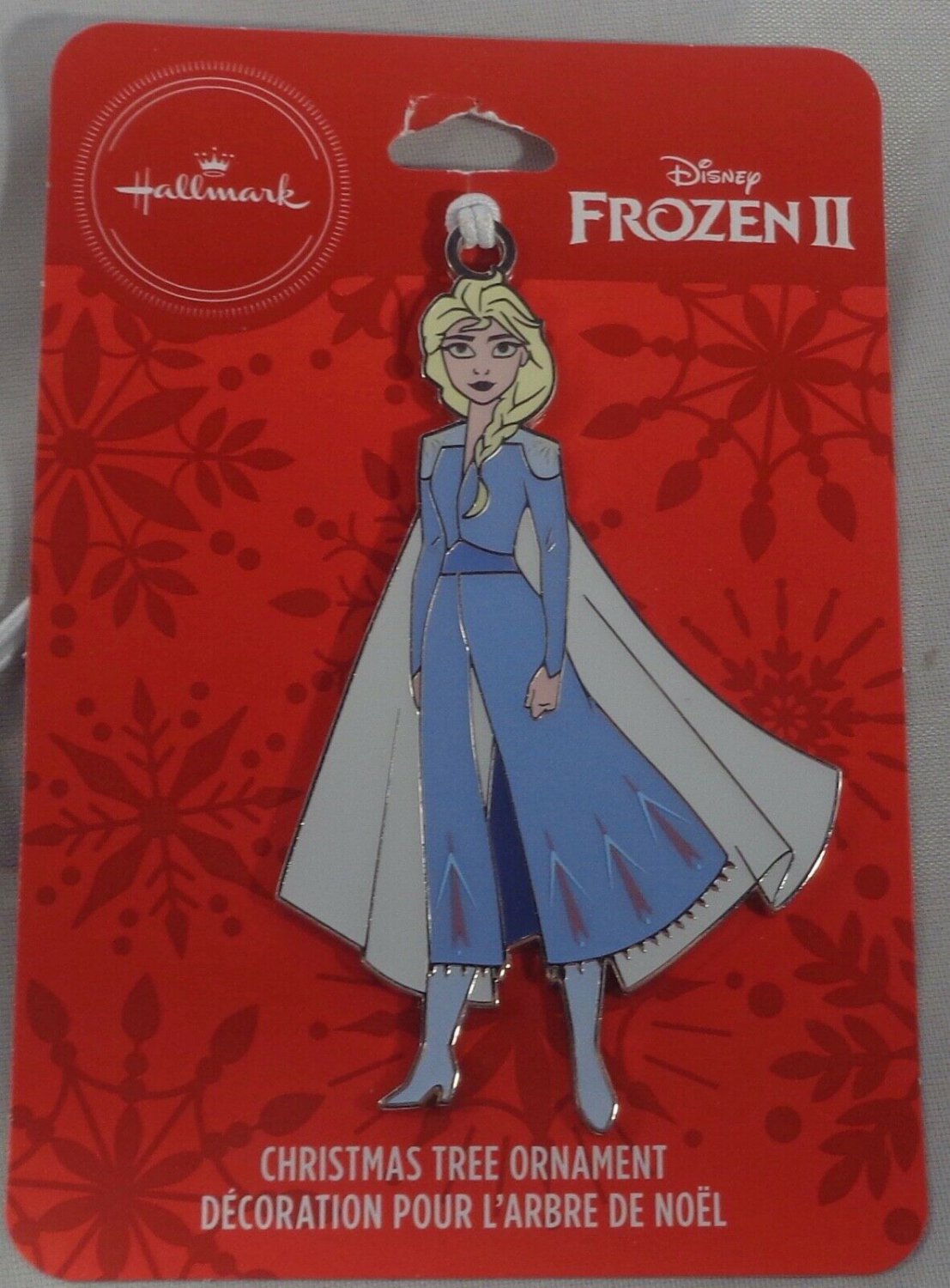 Hallmark Disney - ELSA - Frozen II - Metal Christmas Tree Ornament NEW