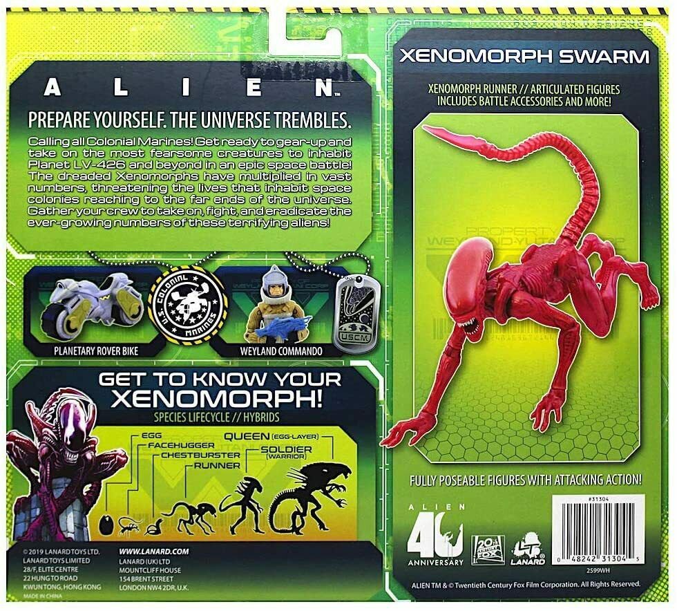 Alien Collection Xenomorph Runner Swarm Planetary Attack Alien Battle ...