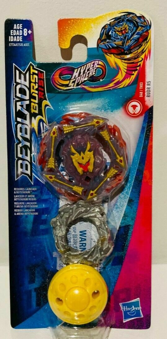 Hasbro Beyblade Burst Rise Hyper Sphere RUDR R5 Performance Top New!