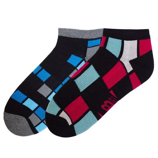 KB Sport Low Cut Ankle Socks for Men by K.Bell Cushioned Sole 2 Pair ...