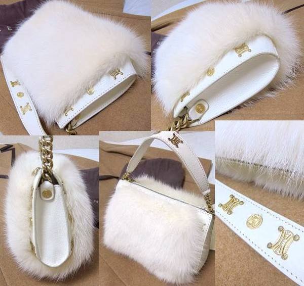 Celine Luxurious Fox Fur Bag Shoulder