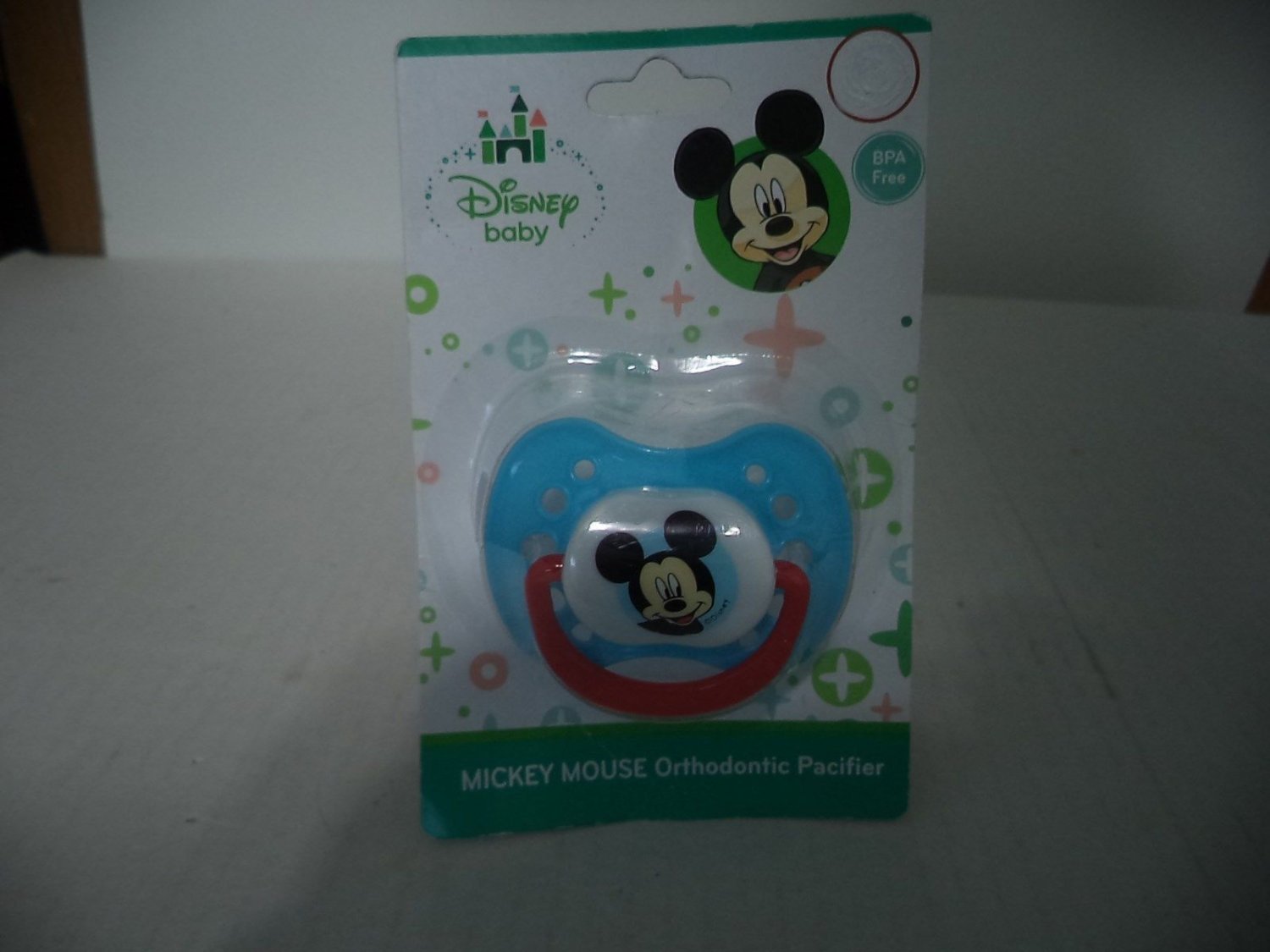 Disney Baby BPA FREE Mickey Mouse Orthodontic Pacifier
