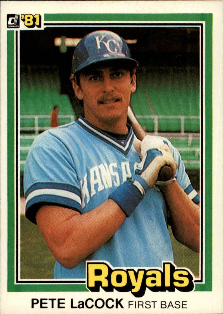 1981 Donruss 344 Pete LaCock