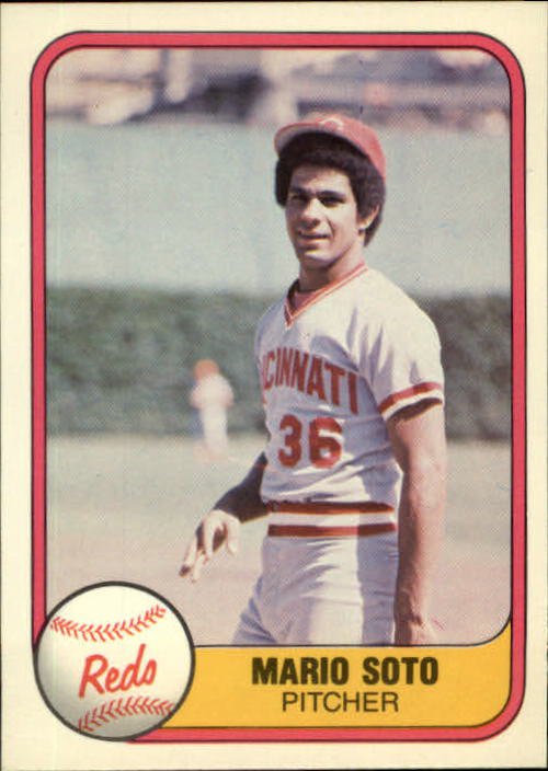 1981 Fleer 214 Mario Soto