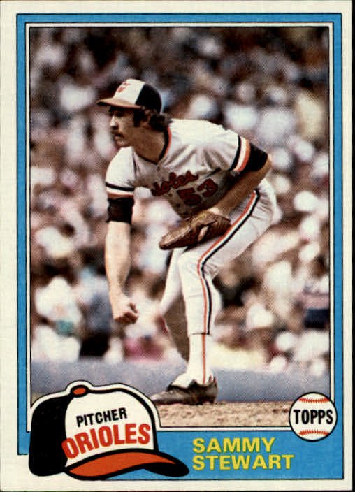 1981 Topps 262 Sammy Stewart