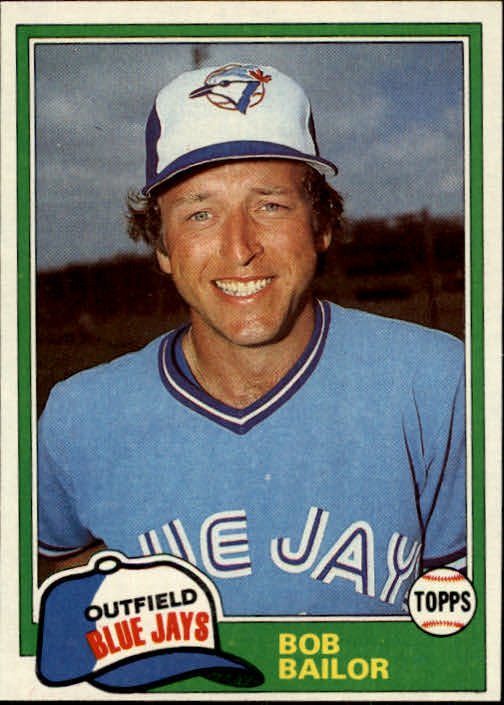 1981 Topps 297 Bob Bailor