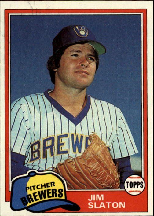 1981 Topps 357 Jim Slaton