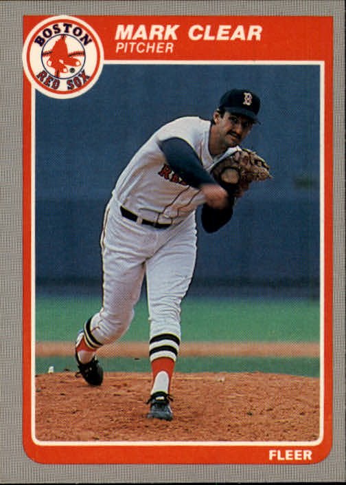 1985 Fleer 154 Mark Clear