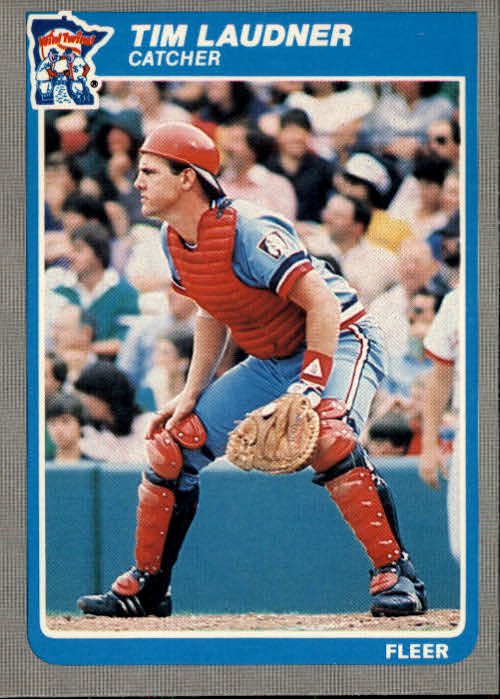 1985 Fleer 283 Tim Laudner