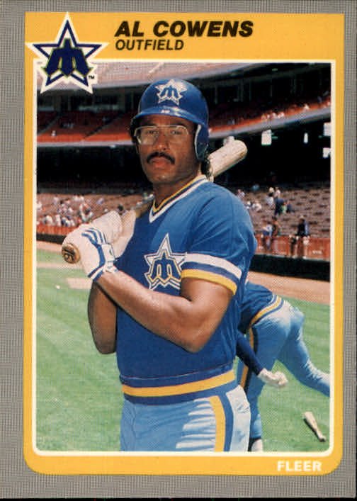 1985 Fleer 487 Al Cowens