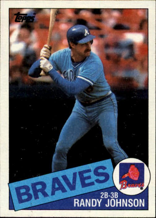 1985 Topps 458 Randy Johnson