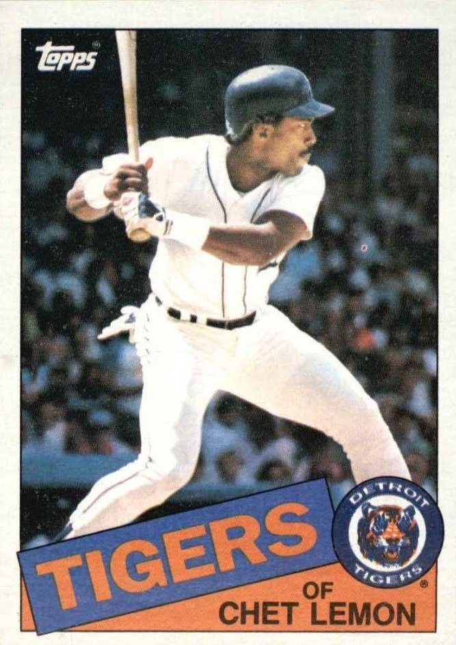 1985 Topps 20 Chet Lemon