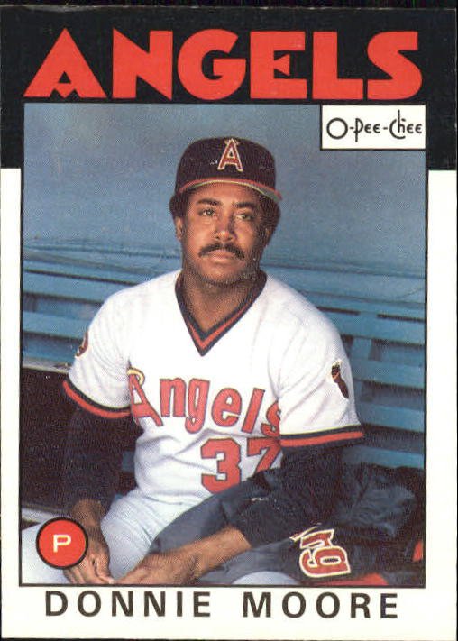 1986 O-Pee-Chee 345 Donnie Moore
