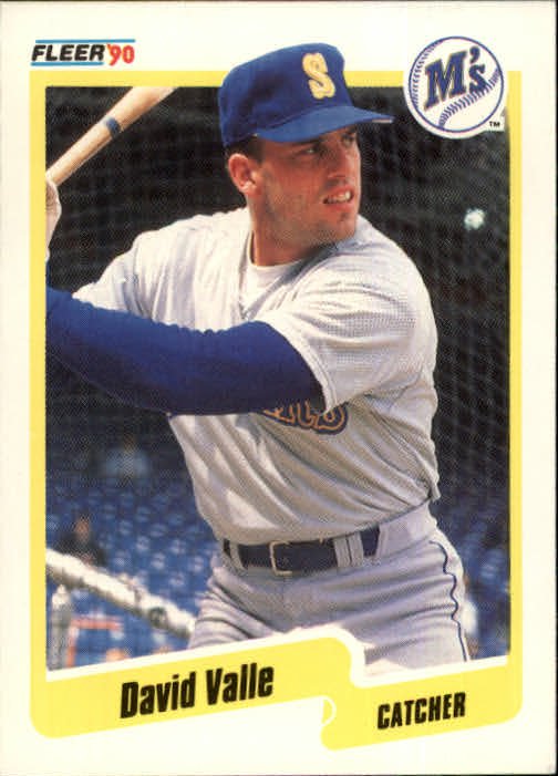 1990 Fleer 527 Dave Valle
