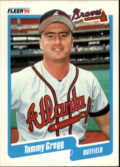 1990 Fleer 585 Tommy Gregg