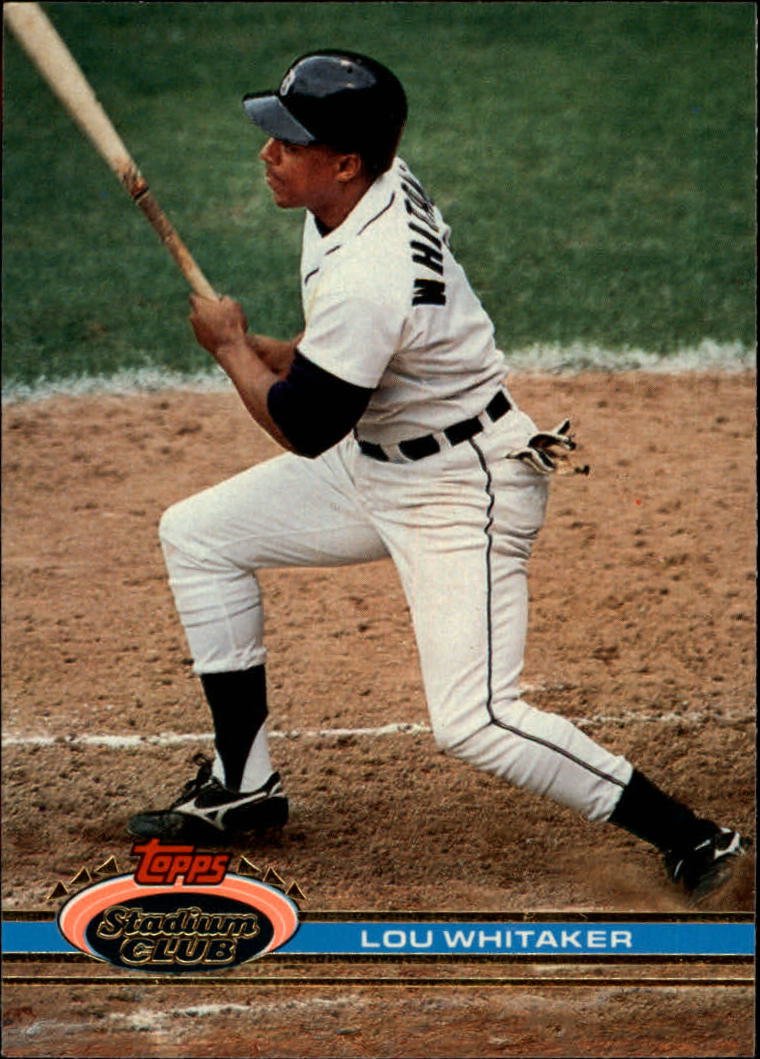 1991 Stadium Club 101 Lou Whitaker