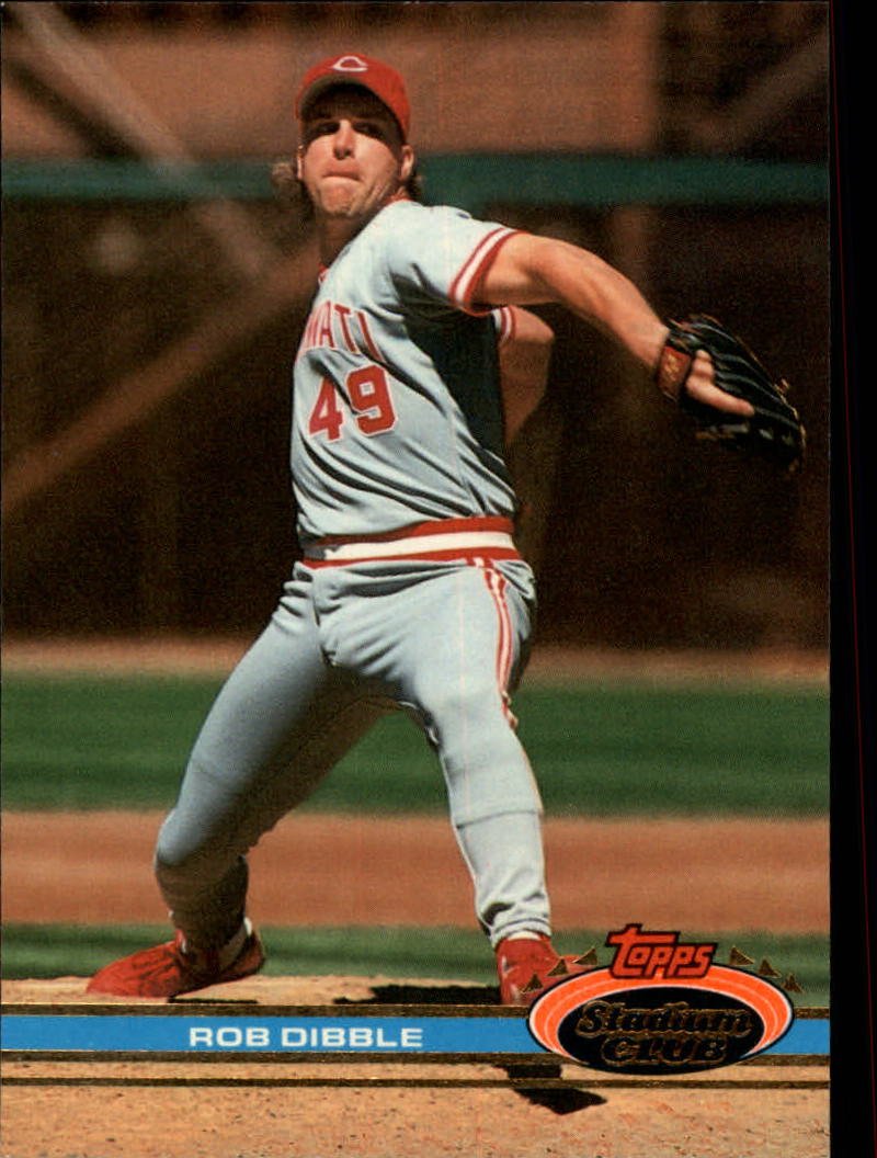 1991 Stadium Club 131 Rob Dibble
