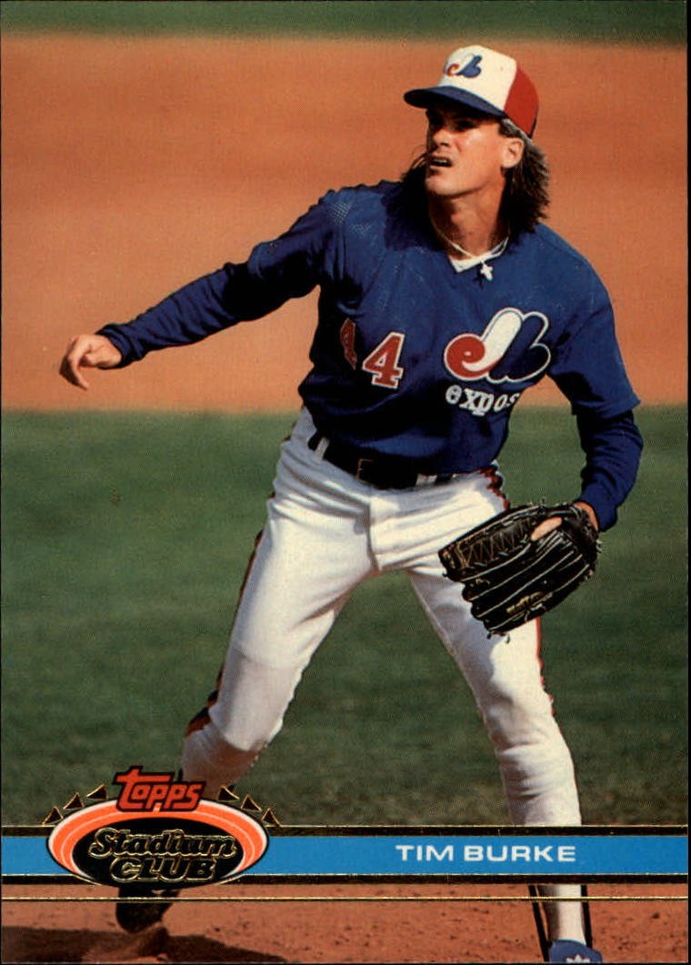 1991 Stadium Club 514 Tim Burke