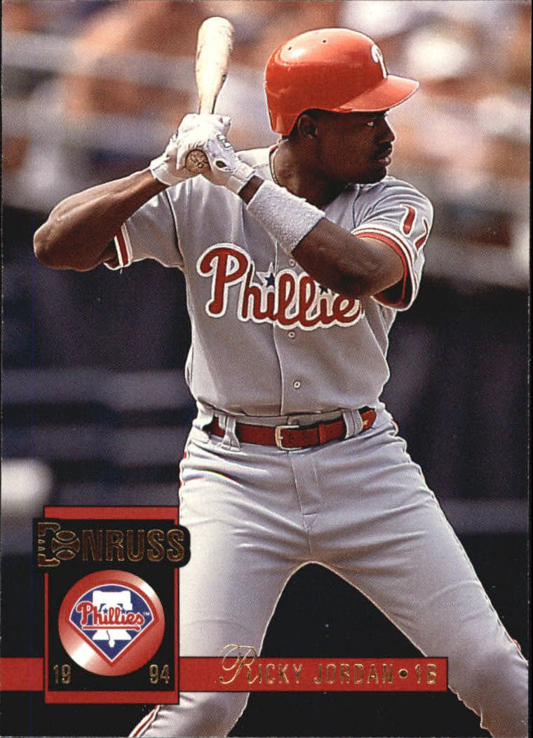 1994 Donruss 394 Ricky Jordan