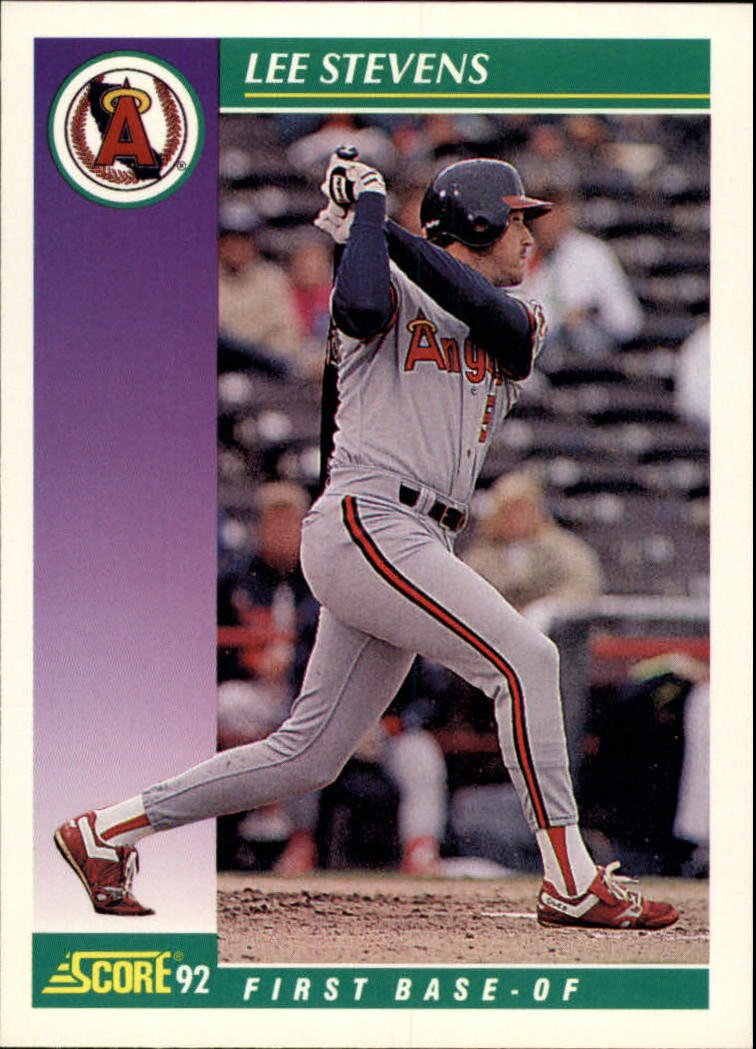 1992 Score 372 Lee Stevens