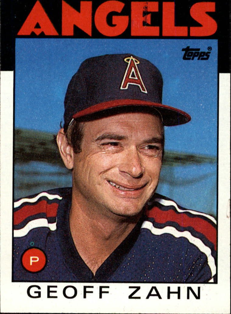 1986 Topps 42 Geoff Zahn