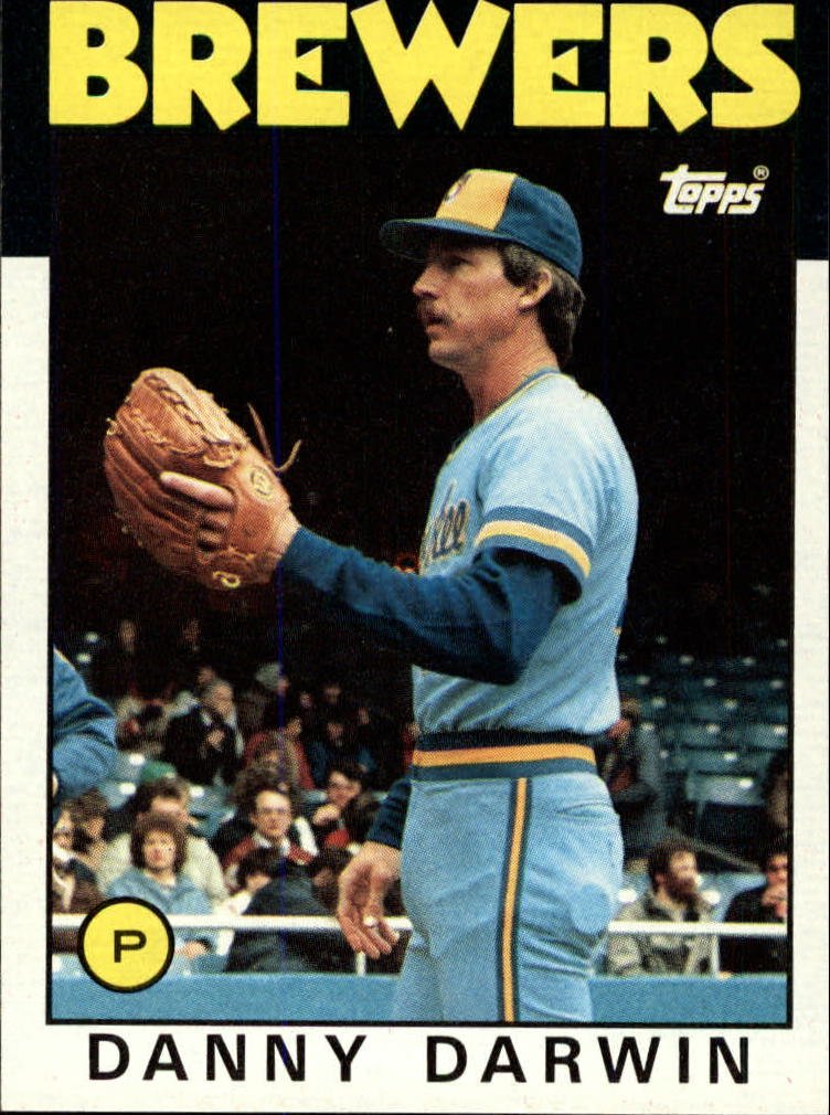 1986 Topps 519 Danny Darwin