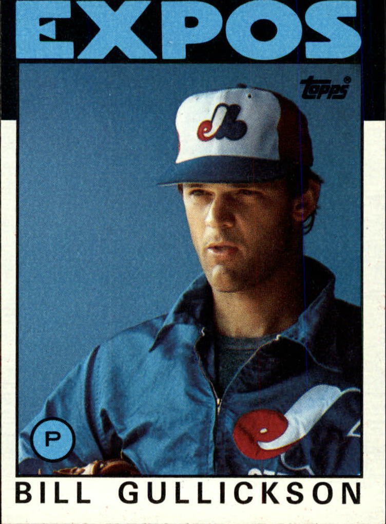 1986 Topps 229 Bill Gullickson