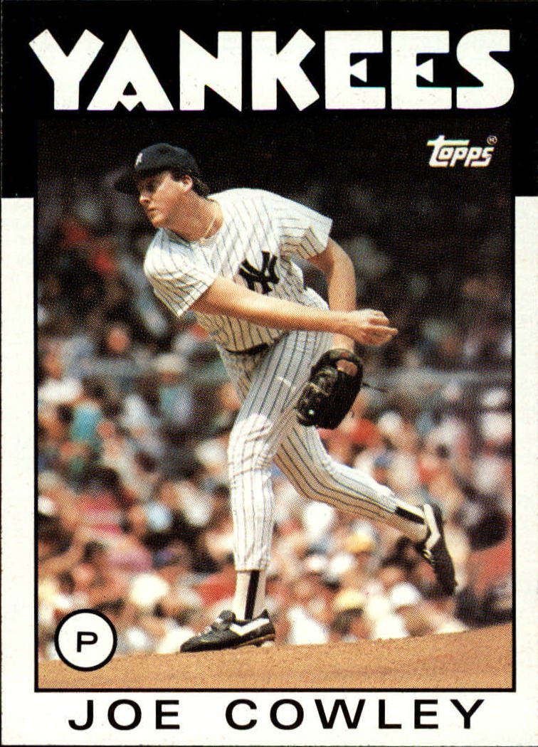 1986 Topps 427 Joe Cowley